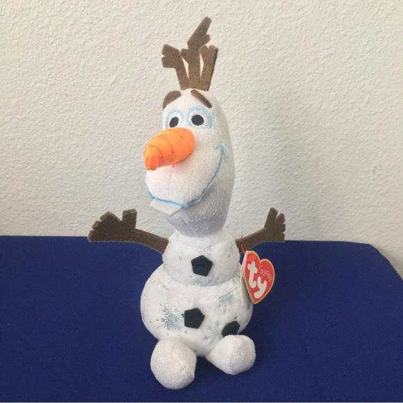 Disney | Toys | Disney Olaf Ty Beanie Babie Olaf | Poshmark